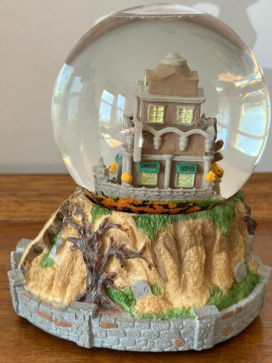 Starbucks | Holiday | Starbucks Coffee Halloween Haunted House Snow ...